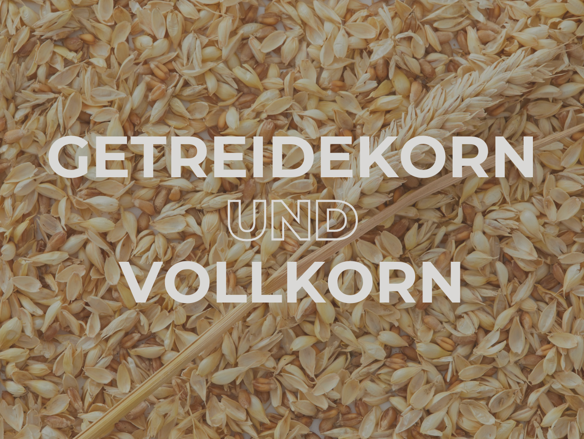 Getreidekorn und Vollkorn: Der Unterschied